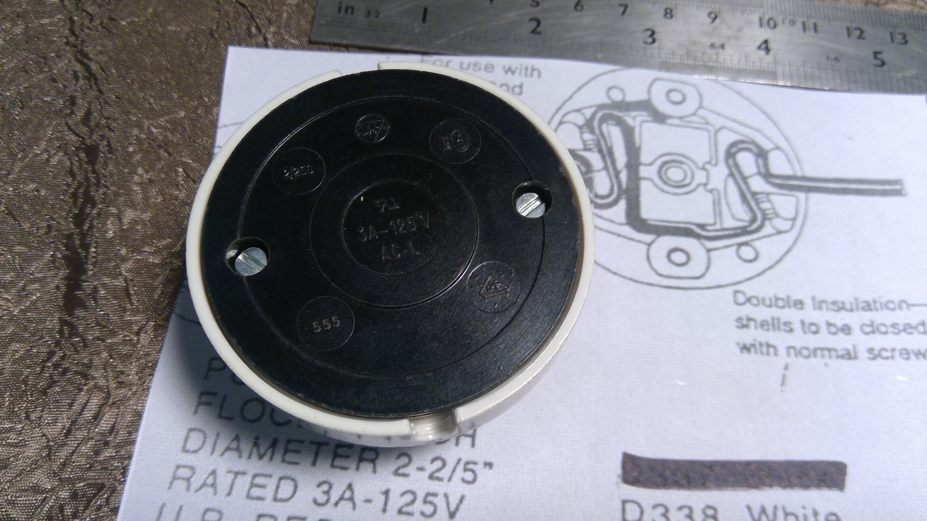 Foot Switch In-line Switch Molded White Hobby Craft + Free Shipping - Etsy