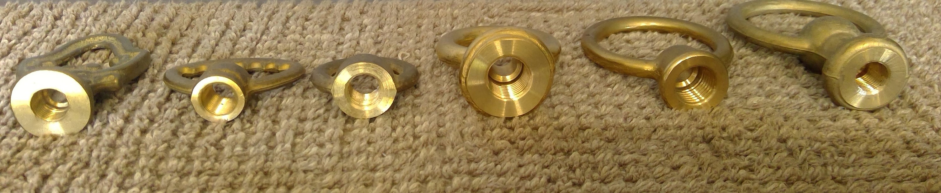 Decorative Solid Brass Loop 6 Different Styles Shapes - Etsy
