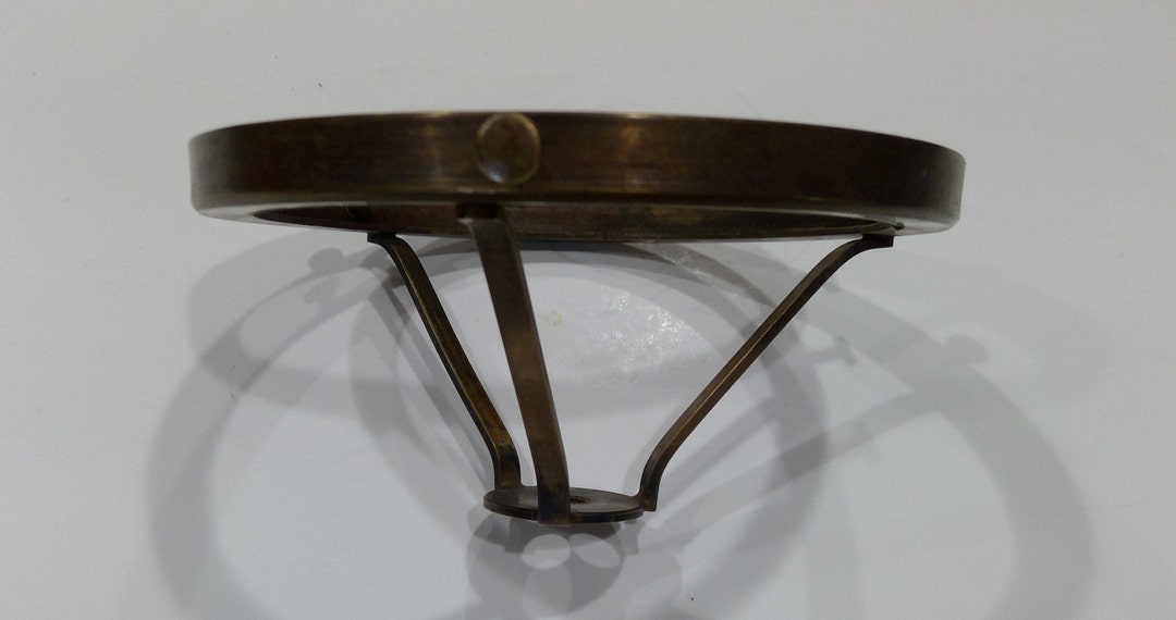 5" Solid Brass Antique Finish Vintage Style Gas Shade Holder - Etsy