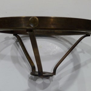 5" Solid Brass Antique Finish Vintage Style Gas Shade Holder - Etsy