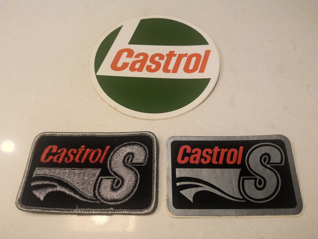 1970's Castrol Oil 4-inch Sticker or Patch or Small Sticker Vintage ...