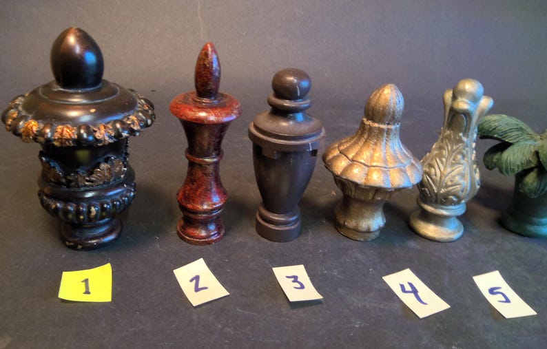 9 Different Lamp Replacement Finials Parts Topper DYI Free Shipping ...