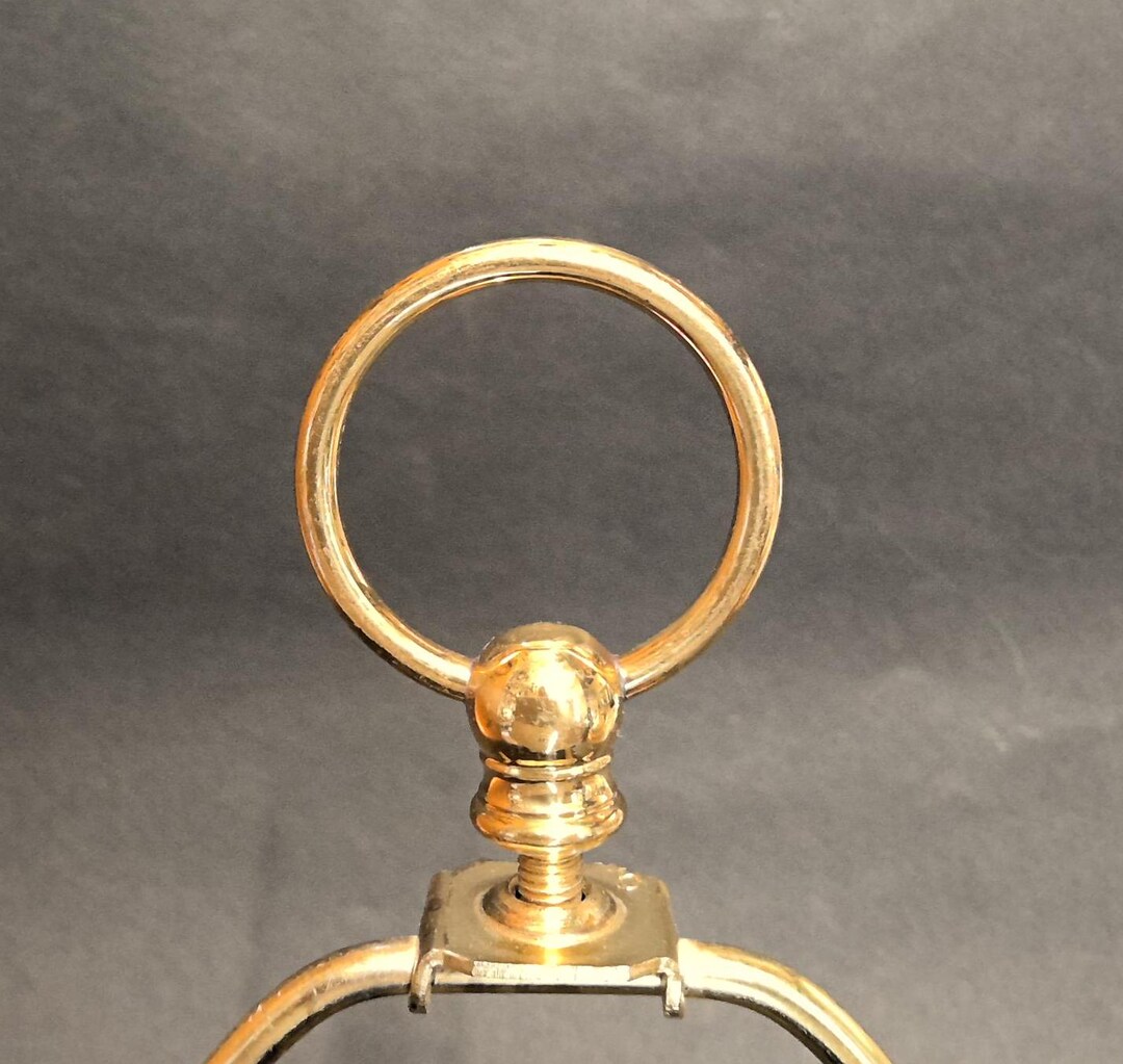 Round Finial Solid Brass Lamp Repair Replacement or Refurbish Part free ...