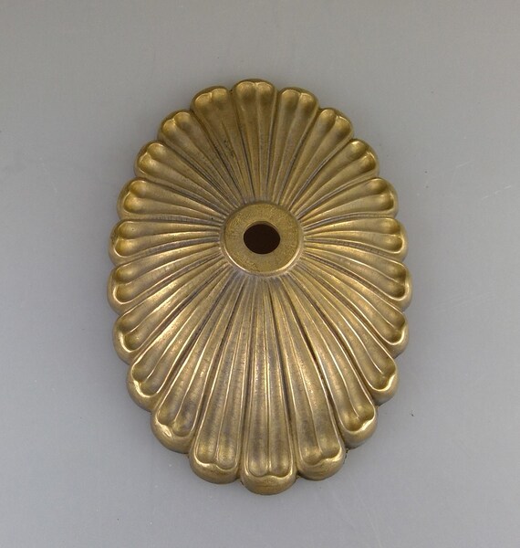 Wall Sconce Backplate in Cast Brass DIY Part Hobby Craft - Etsy