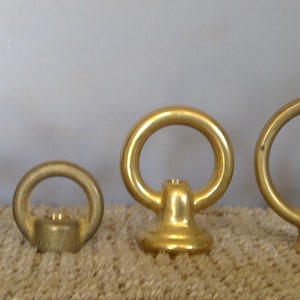 Decorative Solid Brass Loop 6 Different Styles Shapes - Etsy