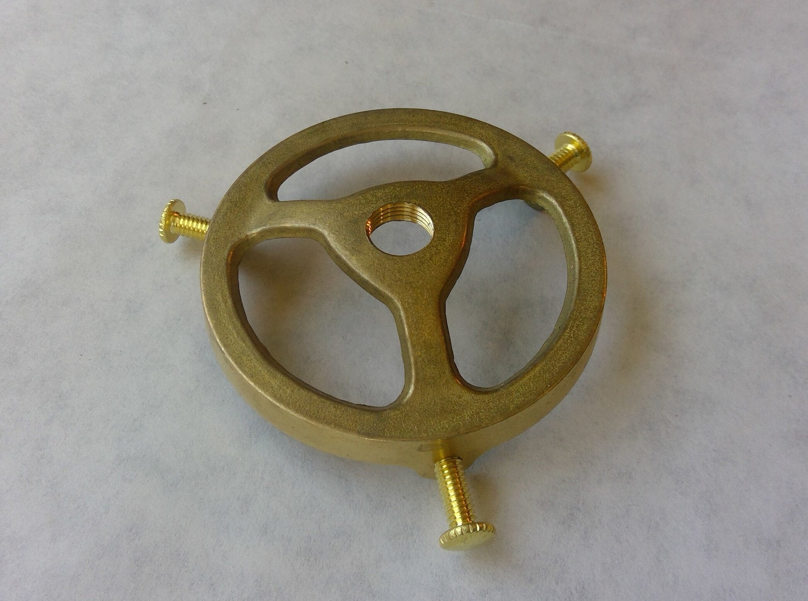 4" or 2 1/4" Fitter Gas Shade Solid Brass Glass Lamp Shade Holder ...