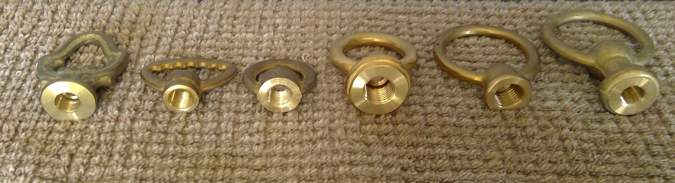 Decorative Solid Brass Loop 6 Different Styles Shapes - Etsy