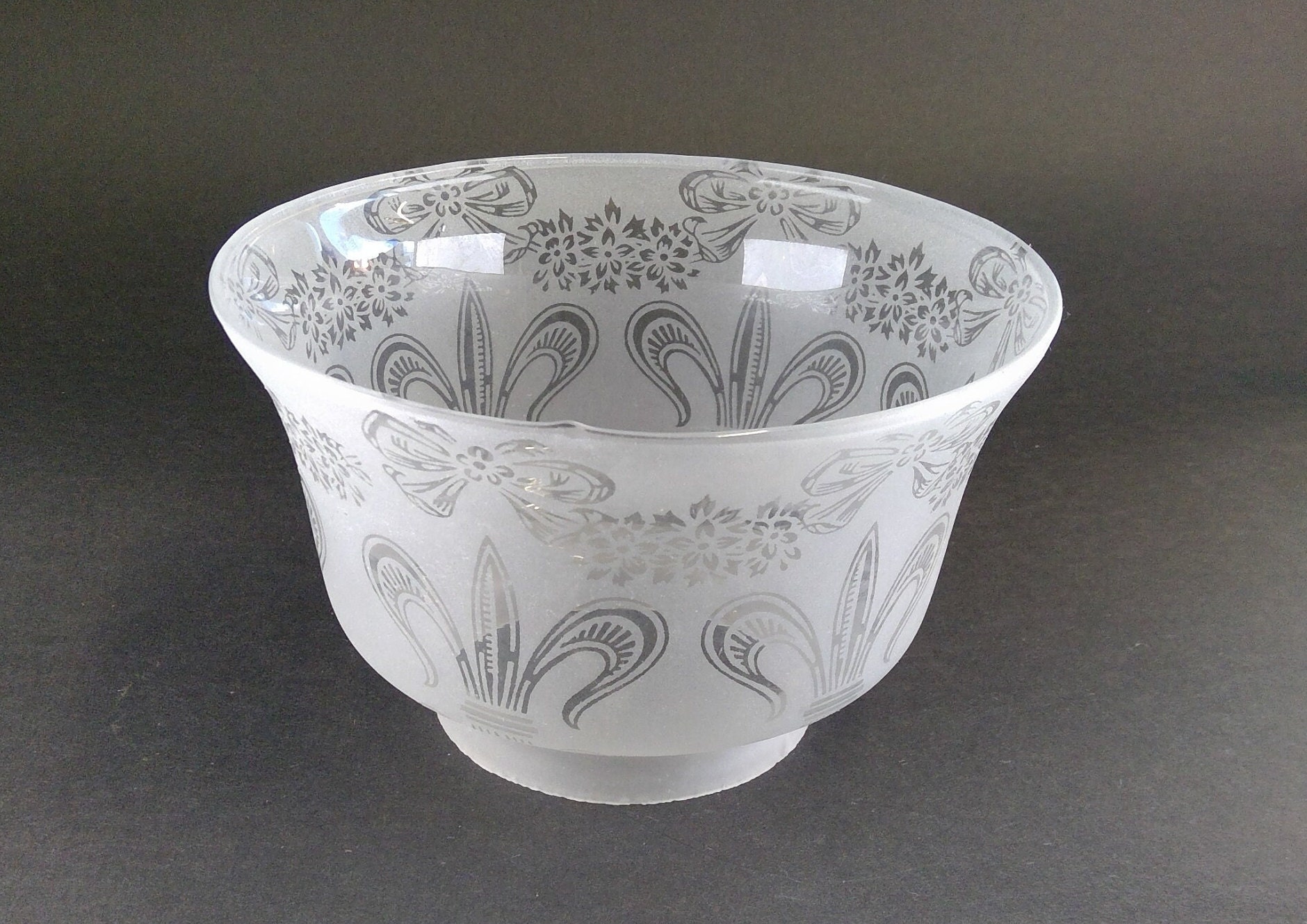 Fleur De Lis Gas Style Lamp Fixture Shade Globe 3 1/8" Fitter - Etsy