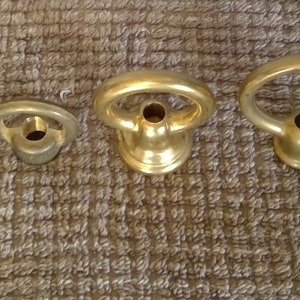Decorative Solid Brass Loop 6 Different Styles Shapes - Etsy
