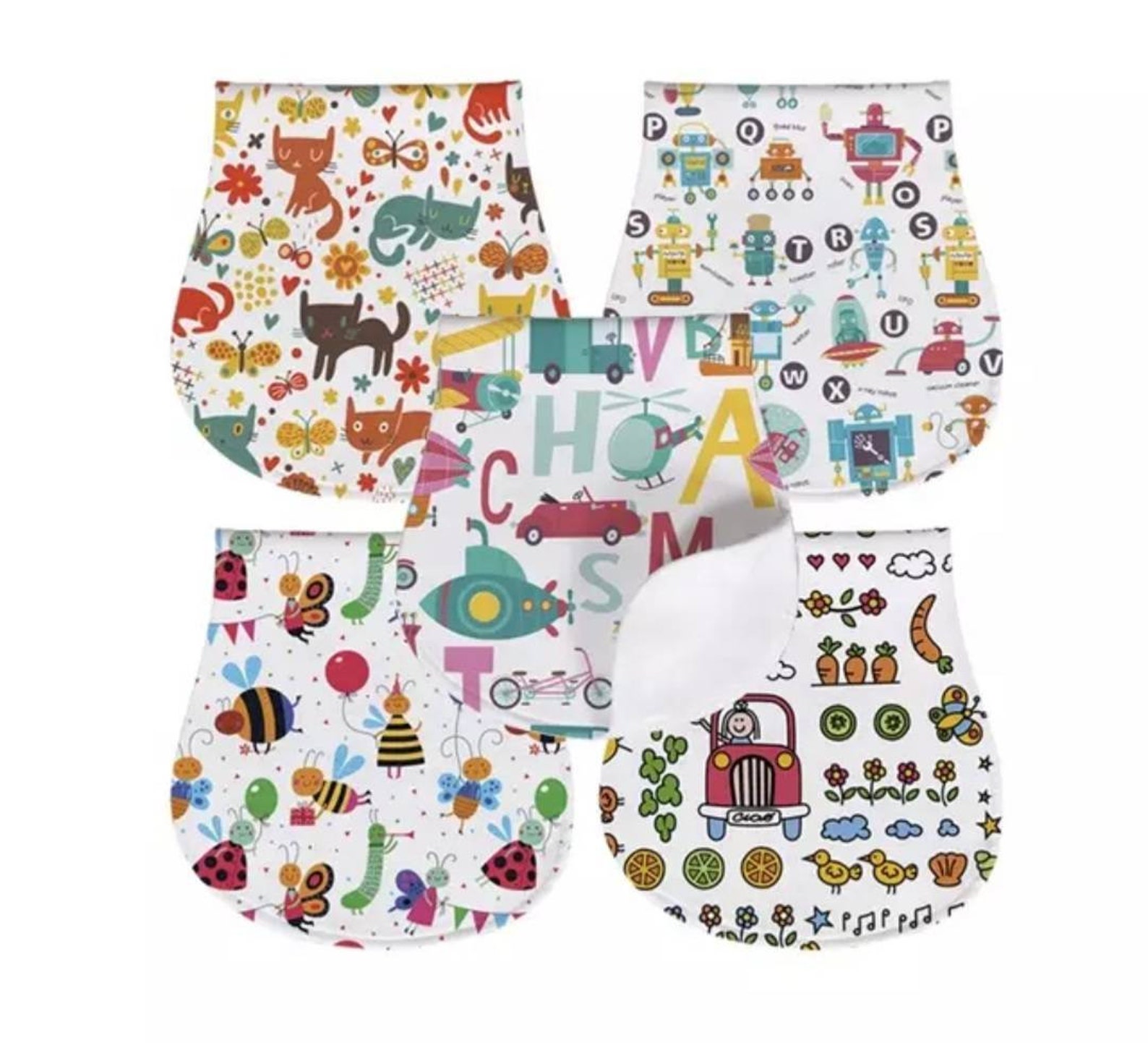 RTS High Quality Sublimation Blank Baby Burp Cloth Use as is or ...