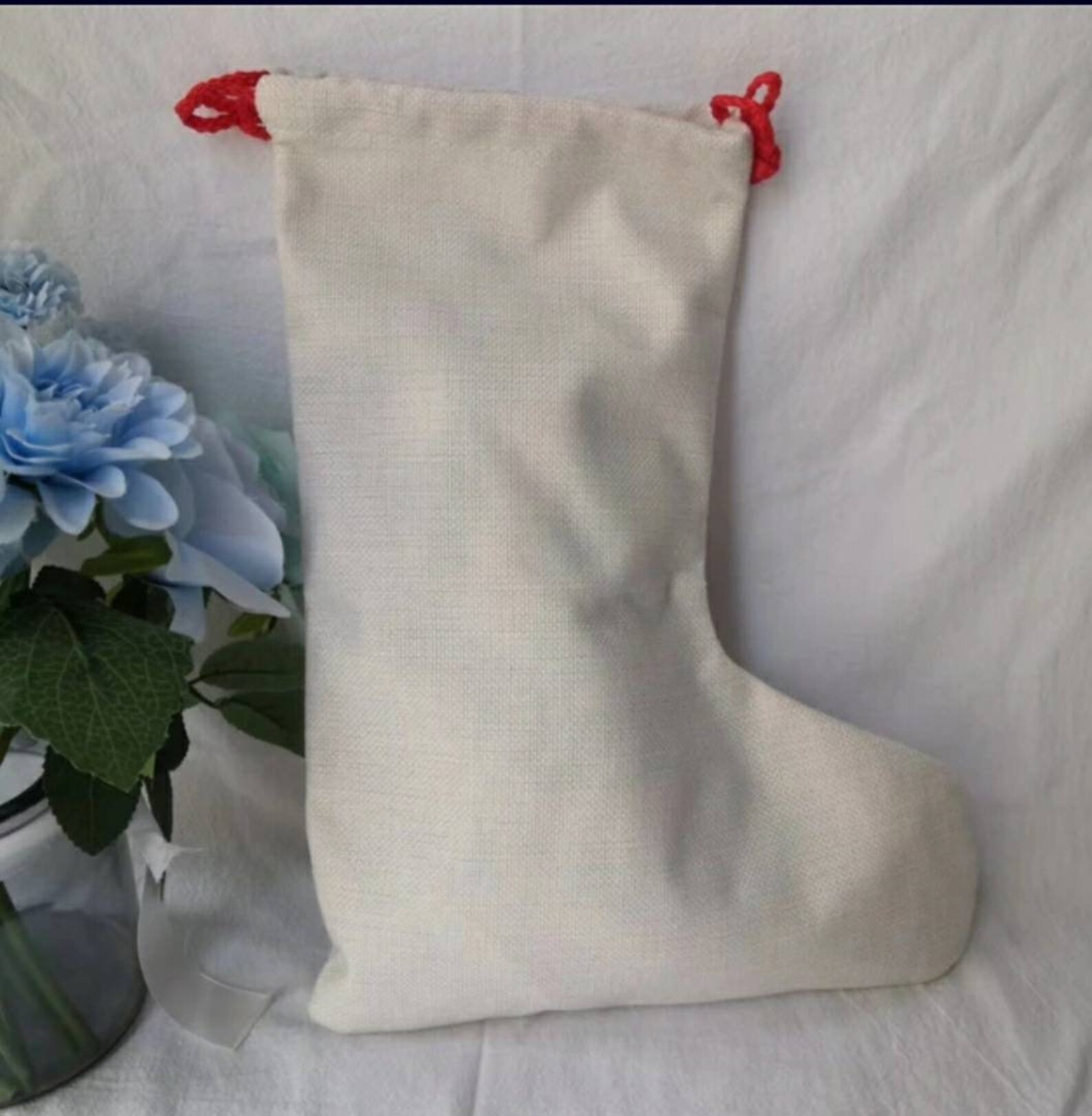 Sublimation High quality Linen Christmas Stocking. Use as is | Etsy
