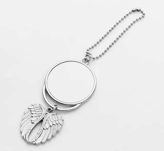 Angel Wings Car Charms Sublimation Blanks Hanging Memorial - Etsy