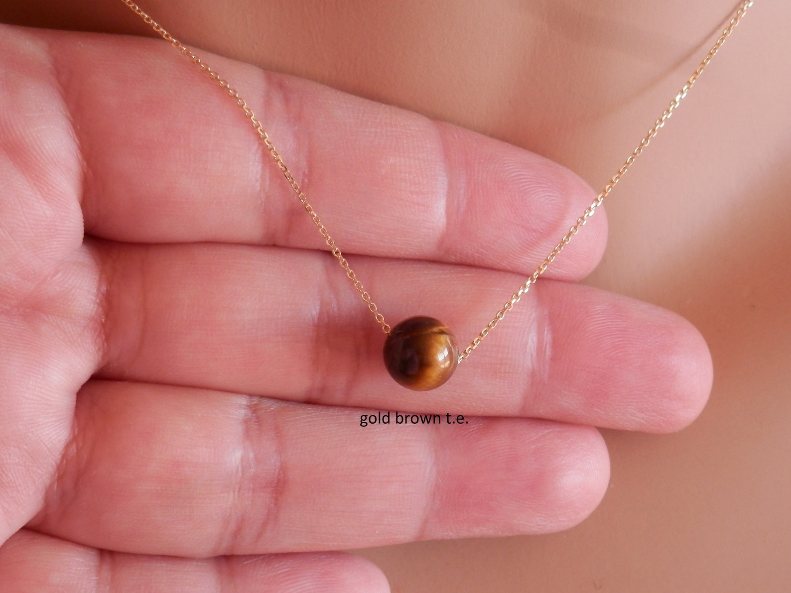Tigers Eye Necklace Tigers Eye Jewelry - Etsy