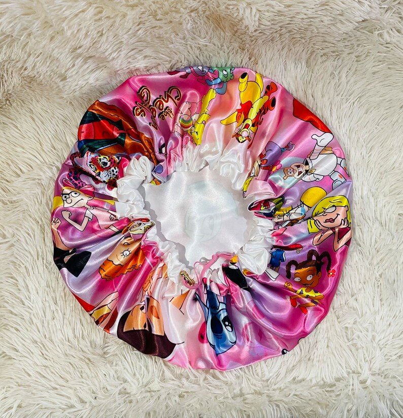 Pink Cartoon Bonnet - Etsy