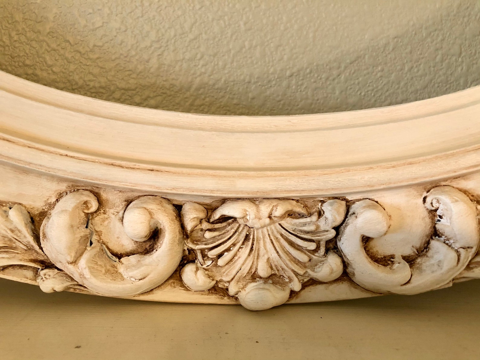 Ornate Open Oval Frame Shabby Chic Wall Hanging Mantel Decor - Etsy