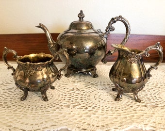 Wallace Silver Tea Set - Etsy