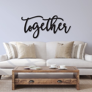 Together Sign, Together Wood Sign, Together Wall Decor, Thanksgiving ...