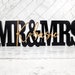 Custom Wedding Decor Mr Mrs Table Sign, Personalized Family Name Wood ...