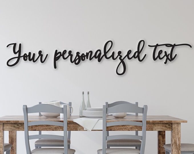 Custom Wood Word | Name Cutout | Personalized Text | 3D Lettering ...