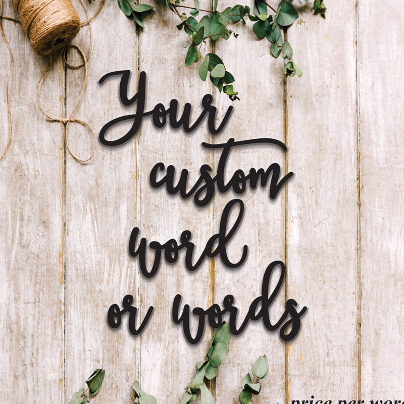 Craft Sign Words - Etsy