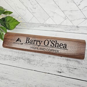 Desk Name Plate for Business Executive, Administrator, Principal or ...
