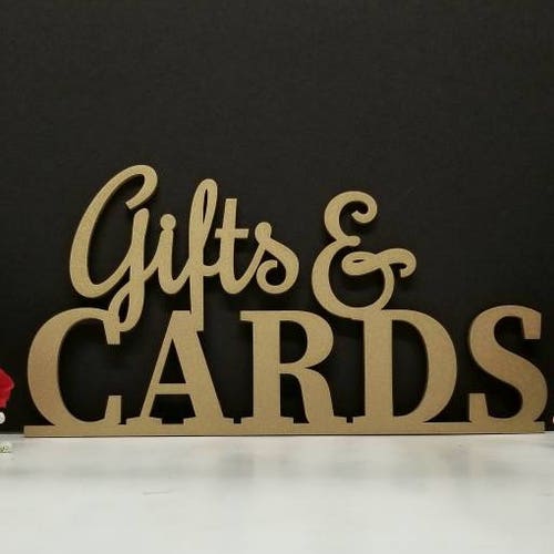 Cards and Gifts Sign Wedding Gift Table Sign Cards Sign - Etsy