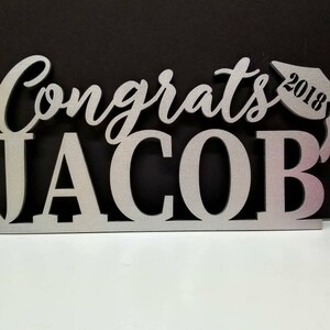 Custom Graduation Name Sign, 2025 Custom Congrats Grad Sign, Class of ...
