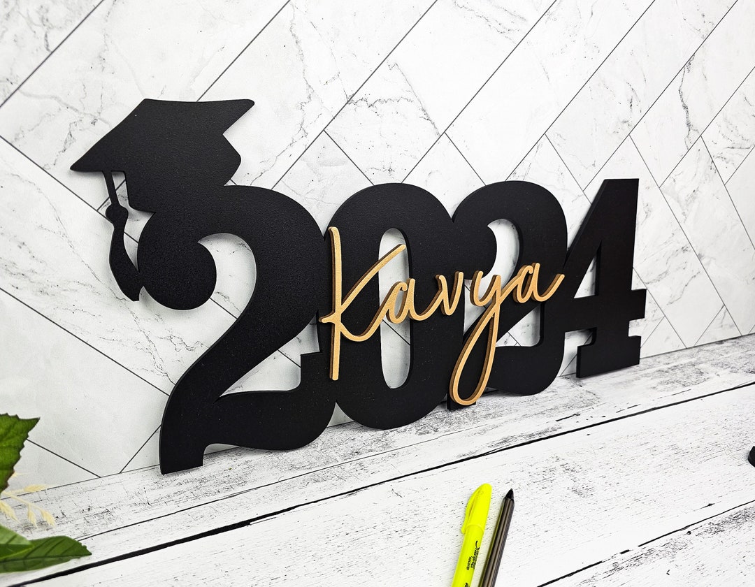 Custom Graduation Decor Name Sign, Custom Grad Sign, Class of 2025 ...