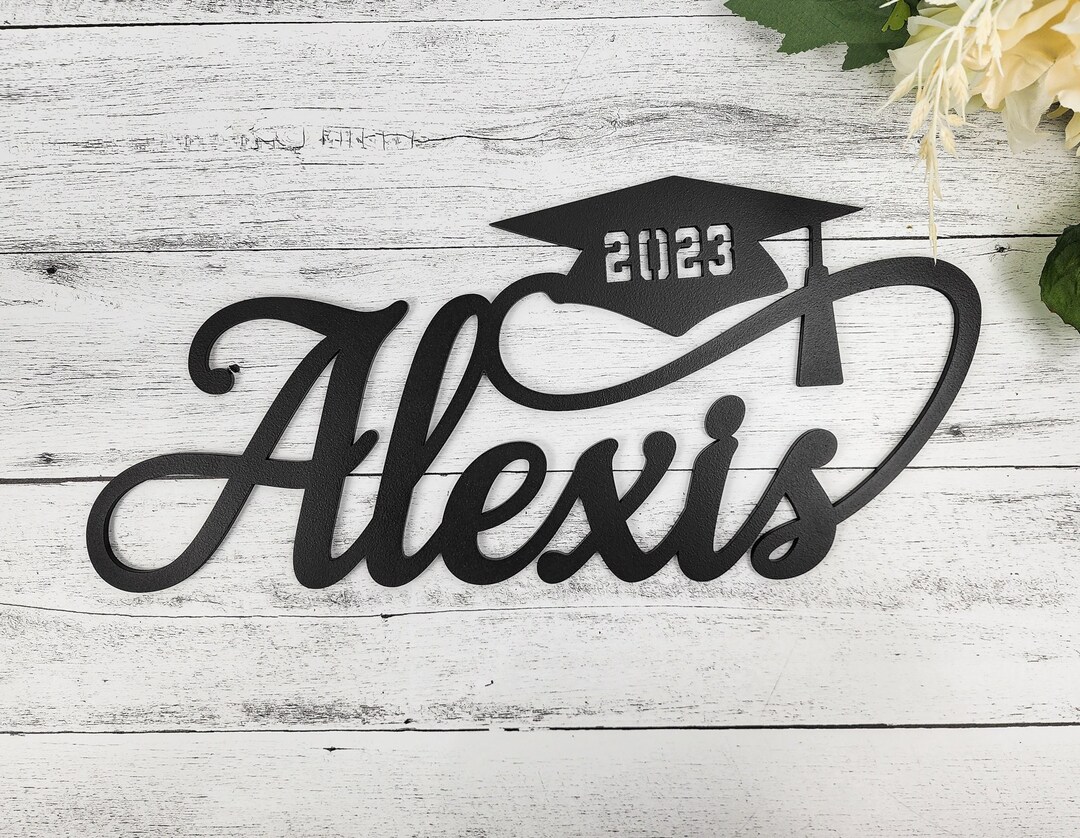 Custom Graduation Decor Name Sign, Custom Grad Sign, Class of 2025 ...