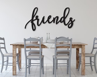 Friends Wood Sign - Etsy