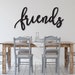 Friends Sign, Family Wood Sign, Friends Wall Decor, Thanksgiving Decor ...