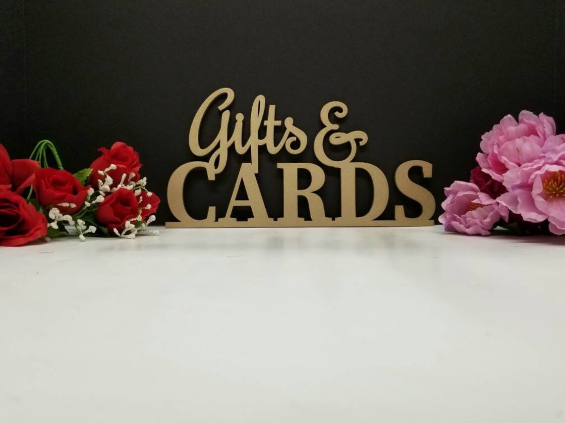 Gifts & Cards Sign. Gifts and Cards Wood Sign. Gift Sign. Card - Etsy