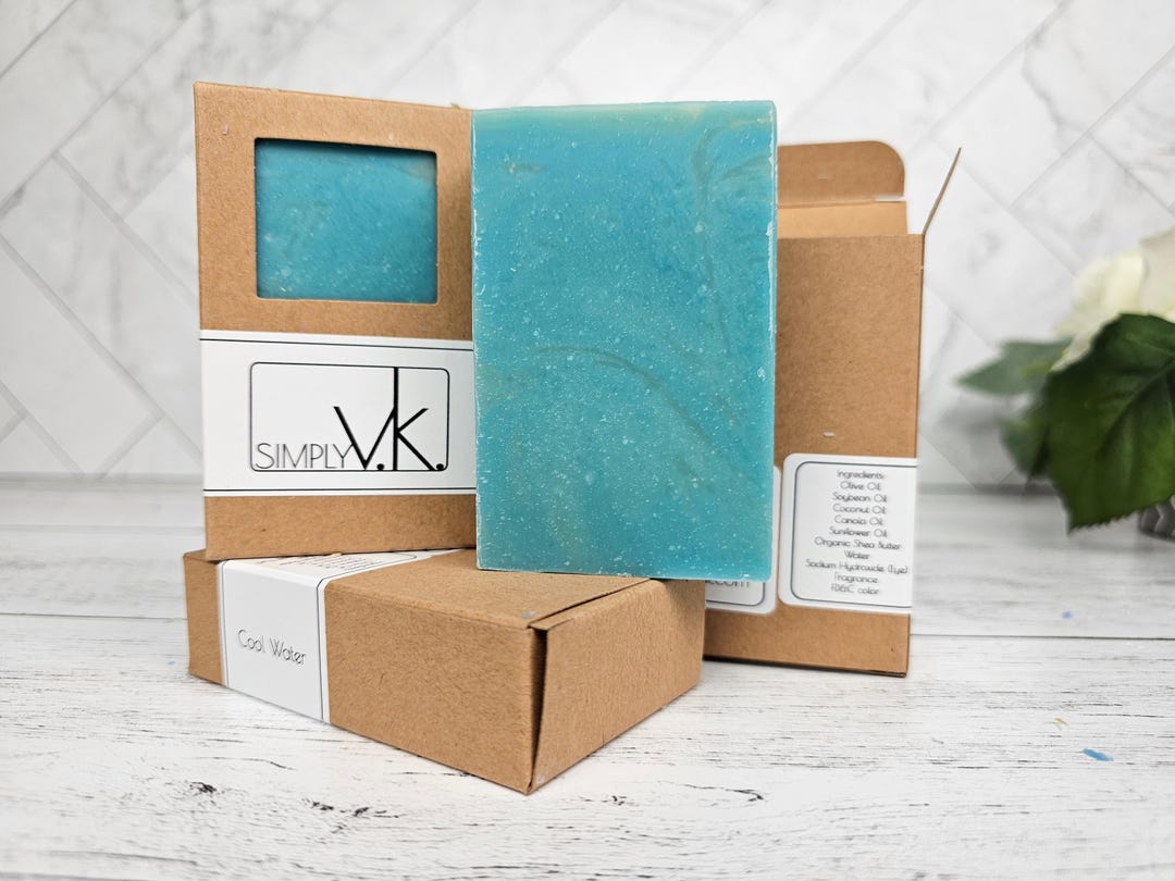 Cool Water Cold Process, Handmade Soap - Etsy