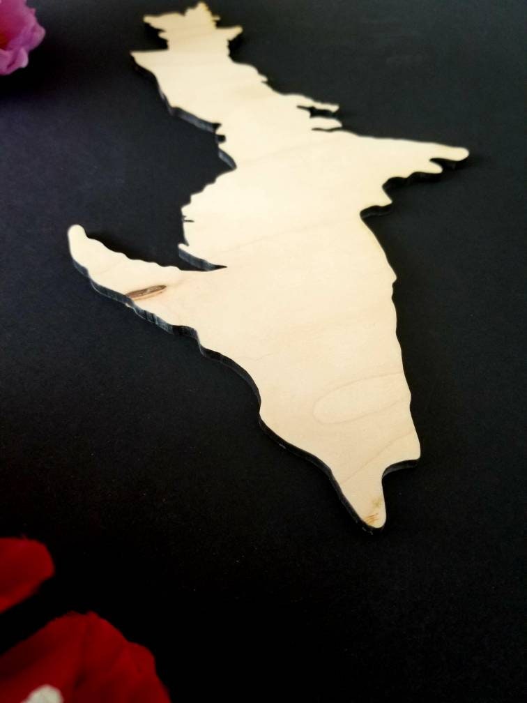 Upper Michigan Cutout. Upper Peninsula Wood Cut Out. Yooper Decor. Wood ...