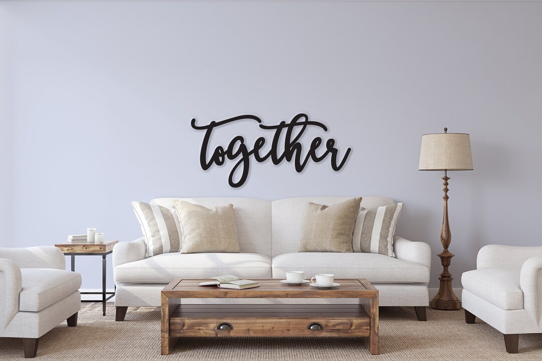 Together Sign, Together Wood Sign, Together Wall Decor, Thanksgiving ...
