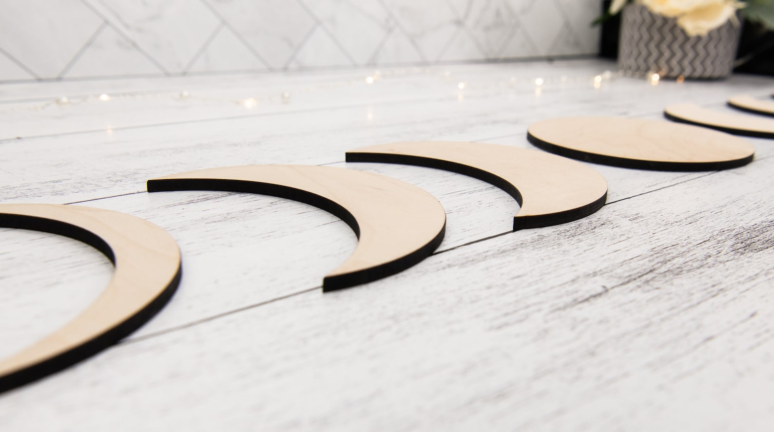 Moon Phase Sign, Wooden Moons, Wood Bojo Decor, Wall Hanging, Wall Art ...