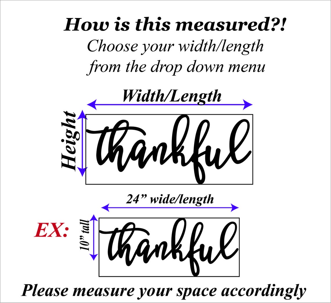 Thankful Sign Thankful Wood Sign Thankful Wall Decor - Etsy