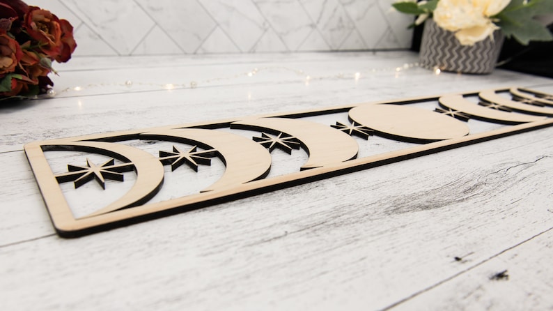 Moon Phase Sign, Wooden Moons, Wood Bojo Decor, Wall Hanging, Wall Art ...