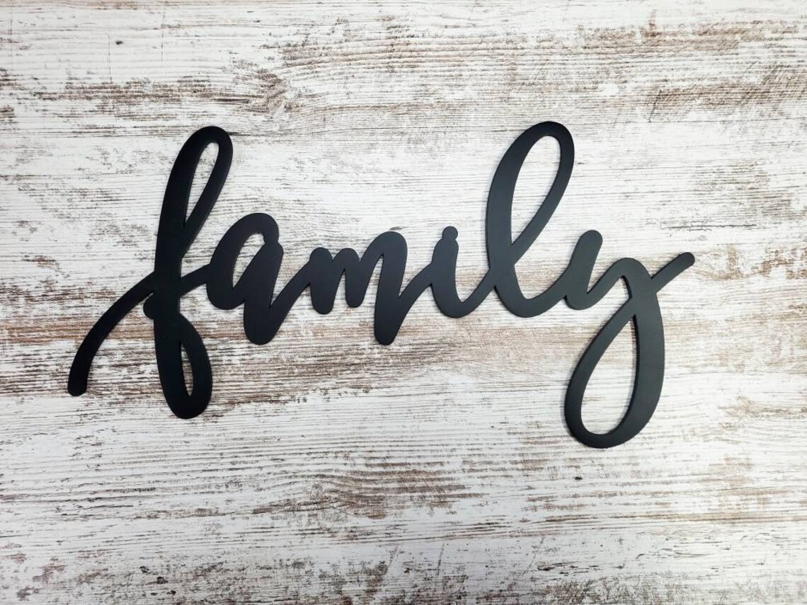 Family Sign Family Wood Sign Family Wall Decor Thanksgiving - Etsy