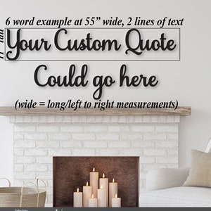 Custom Words for Wall, Wood Words, Custom Word Signs, Wooden Word ...