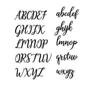 Christmas Stocking Name Tag Signs Kids, Set of 5 Names or More ...