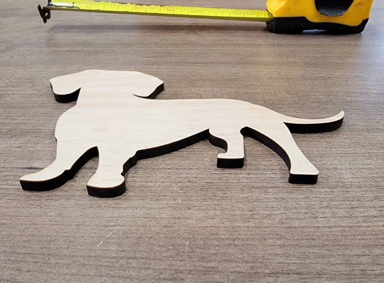 Dachshund Wood Shape Wooden Dachshund Blank Unfinished - Etsy