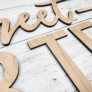 Meet OUR TEAM Custom Sign, Painted Black or Left Unpainted, as Pictured ...
