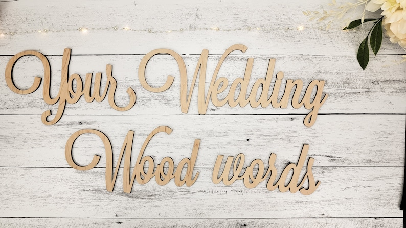 Custom Wood Words Custom Word Sign Wooden Word Cutout - Etsy