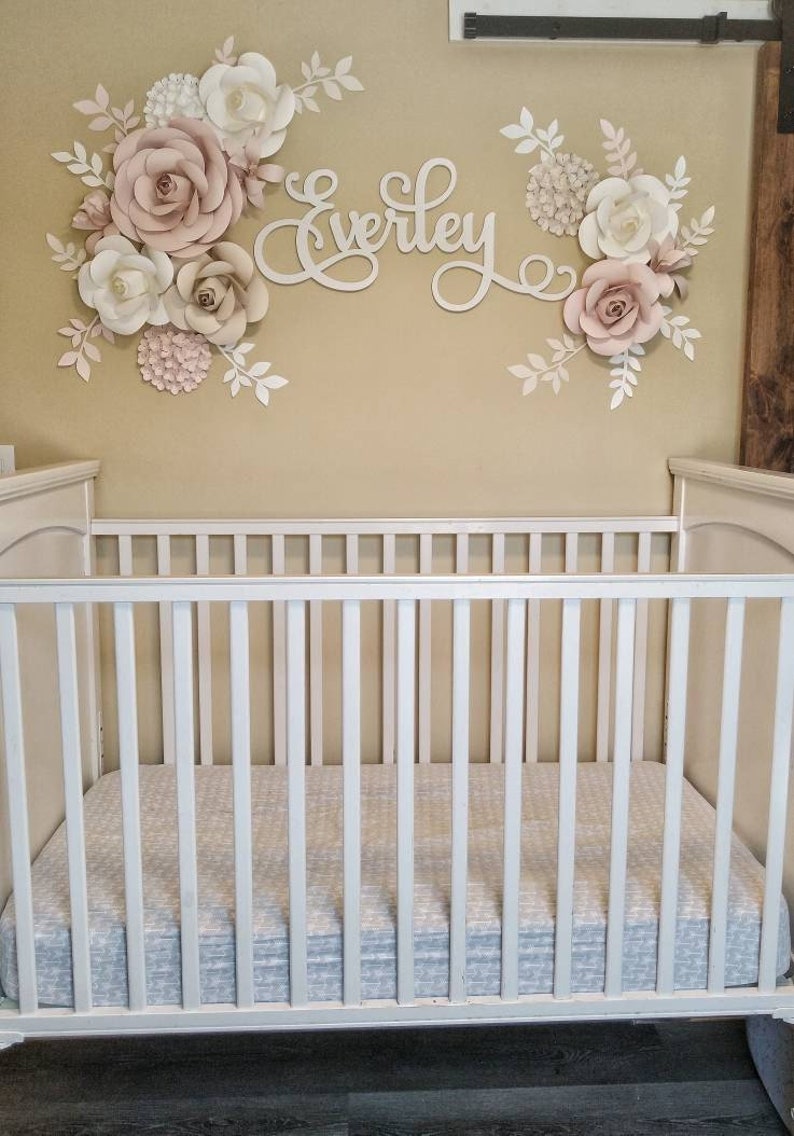 Custom Wooden Name Sign Personalized Name Sign Swirly Font - Etsy