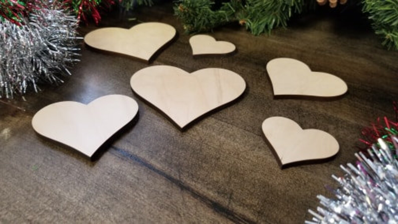 Heart Wood Shape Wood Heart Shape Heart Blank Heart Wood - Etsy