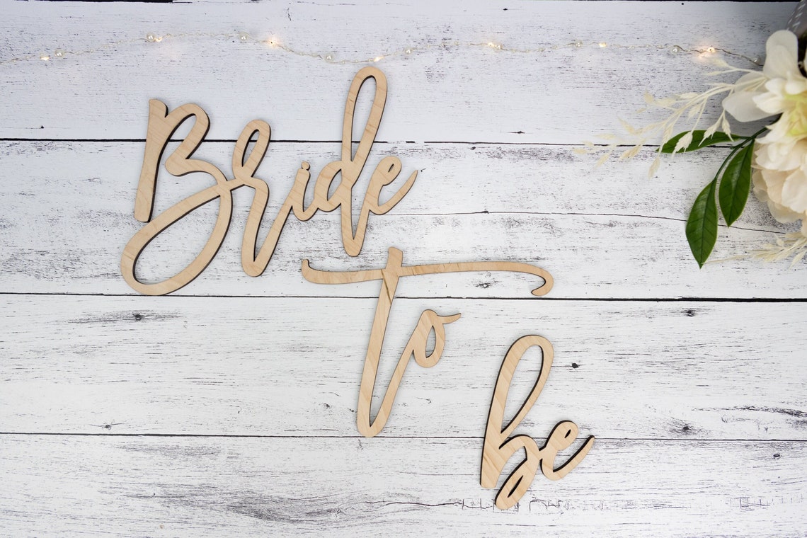 Bride to Be Sign Backdrop Sign for Bridal Shower or Engagement Party ...