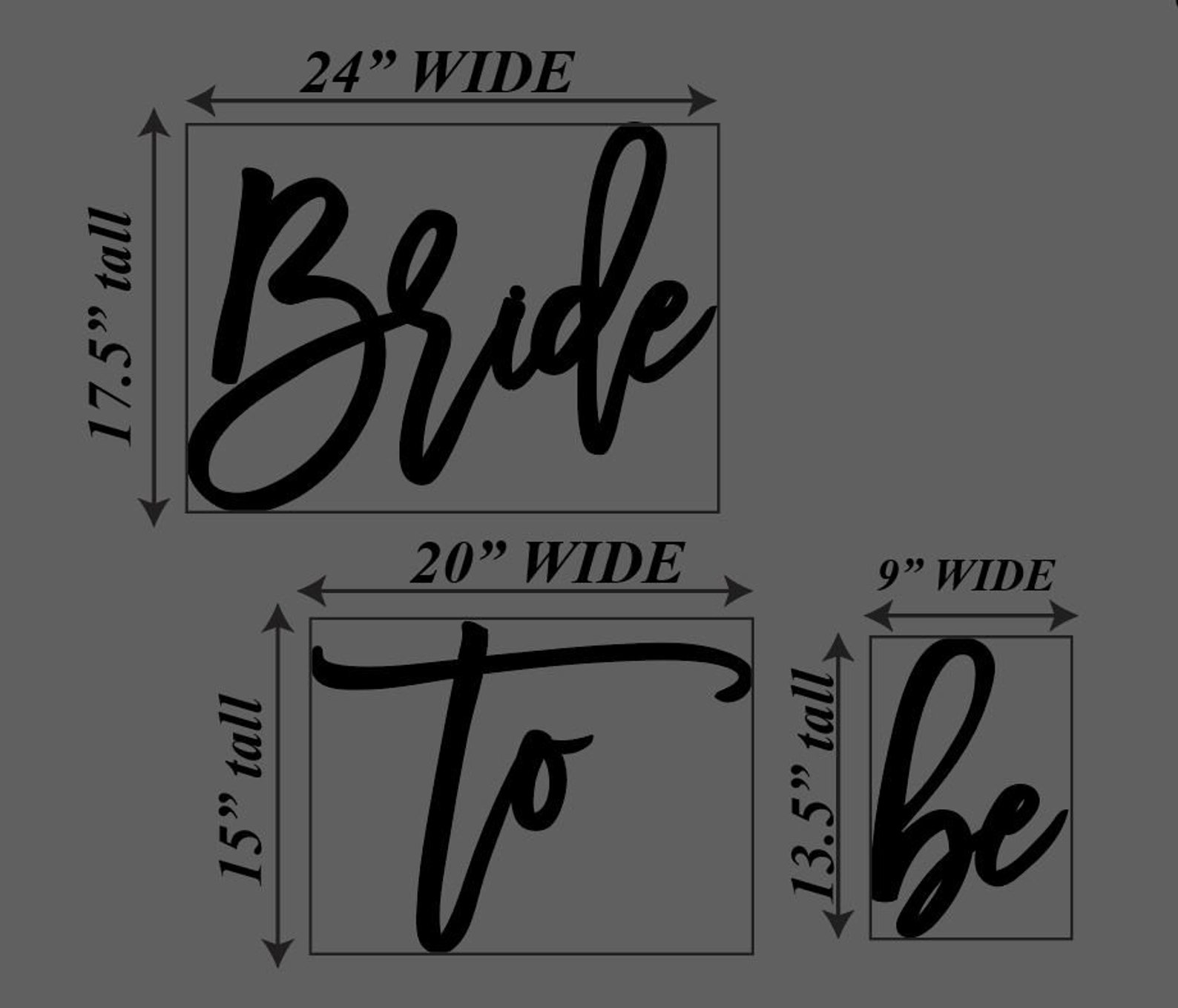 Bride to Be Sign Backdrop Sign for Bridal Shower or Engagement Party ...