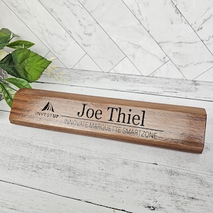 Desk Name Plate for Business Executive, Administrator, Principal or ...
