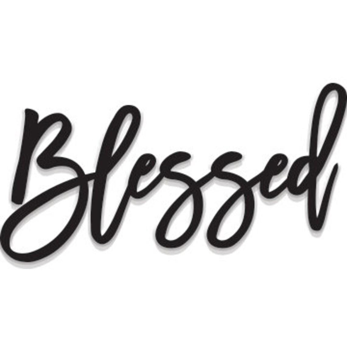Blessed Sign Blessed Wood Sign Blessed Wall Decor | Etsy